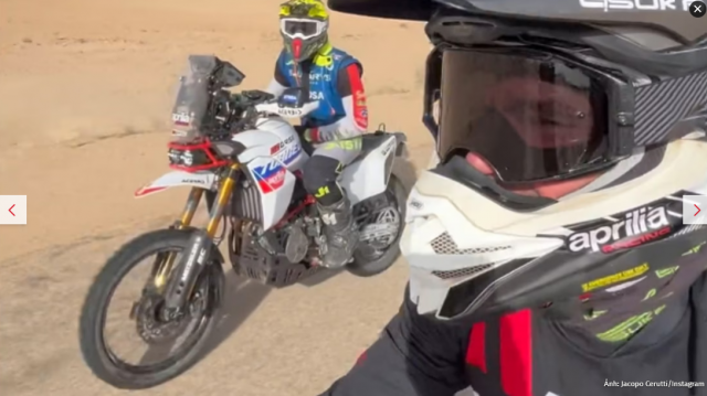 Aprilia Tuareg 457 mới được bắt gặp khi đang thử nghiệm | 2banh.vn
