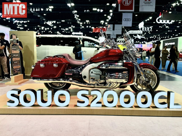 SOUO S2000-CL lộ diện tại Motorshow 2026 - Quái thú 8 xy-lanh khiến dân ...