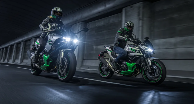 Kawasaki nâng cấp Ninja 7 Hybrid & Z7 Hybrid: Đi phố êm như xe điện ...